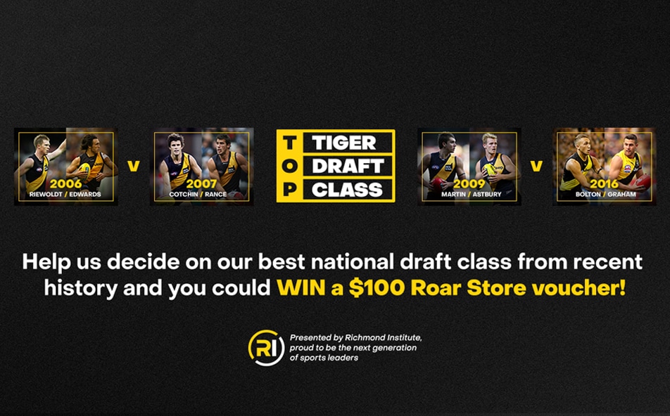 Which year was our Top Tiger Draft Class?