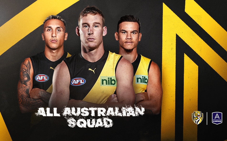 Three Tigers named in All Australian squad