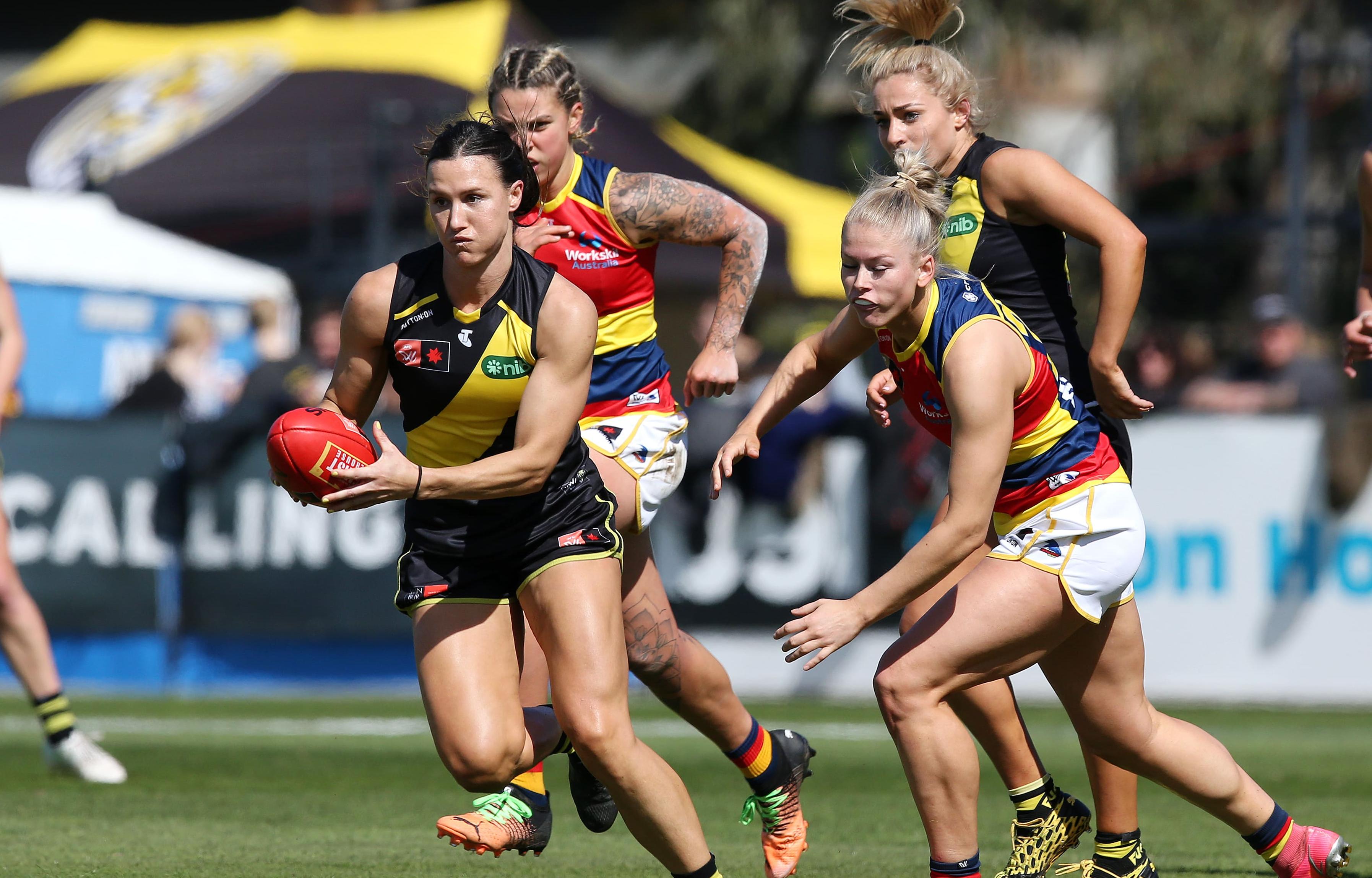 AFLW Tigers overrun by Crows