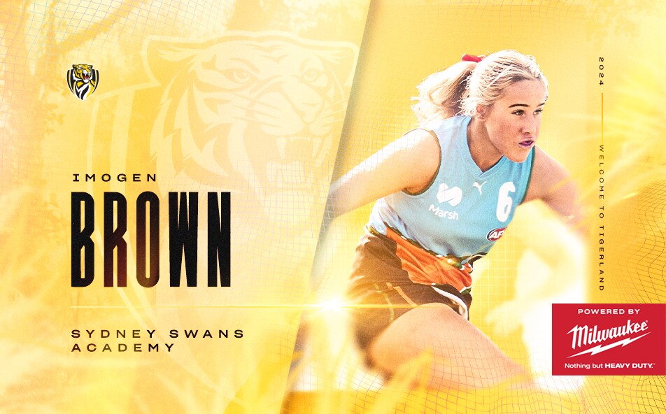 Imogen Brown joins AFLW Tigers