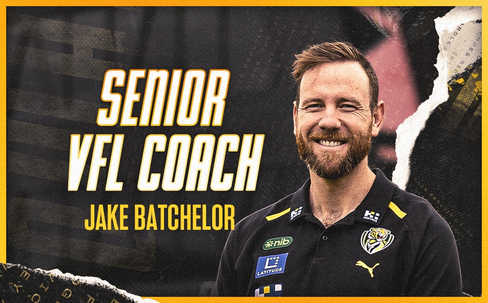 Jake Batchelor to coach Richmond VFL