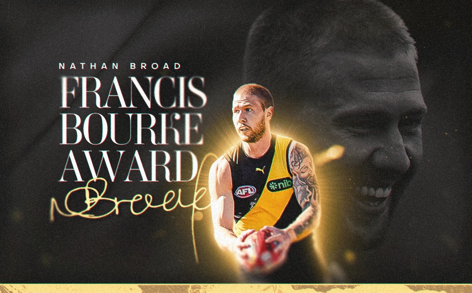 Broad claims second straight Francis Bourke Award