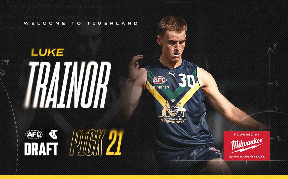 Tiger Trainor: Richmond selects Luke Trainor