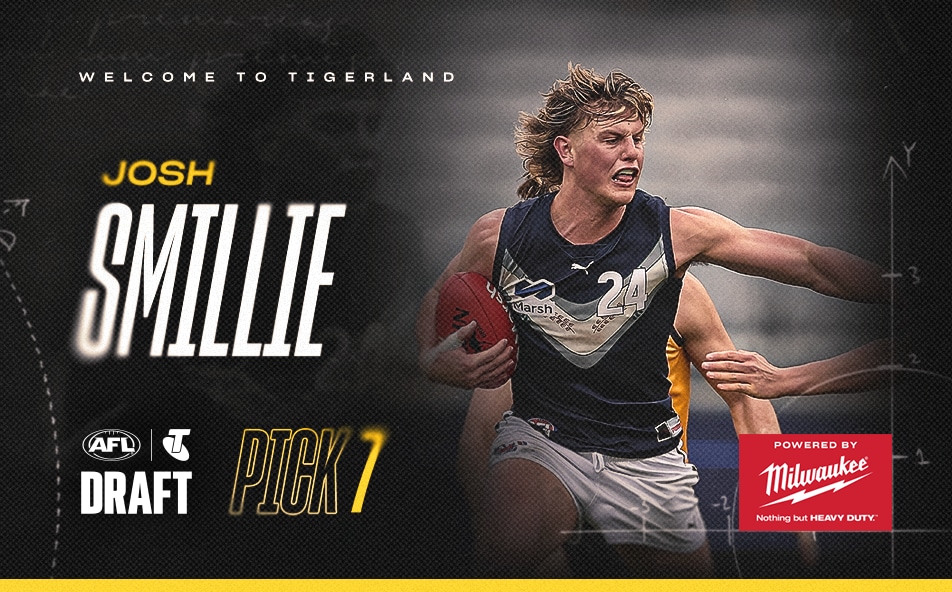 Plenty to Smillie about: Richmond takes Josh Smillie at 7