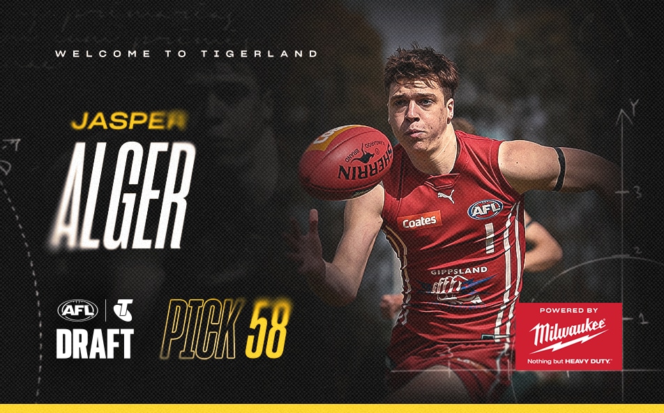 Jasper Alger becomes a Tiger
