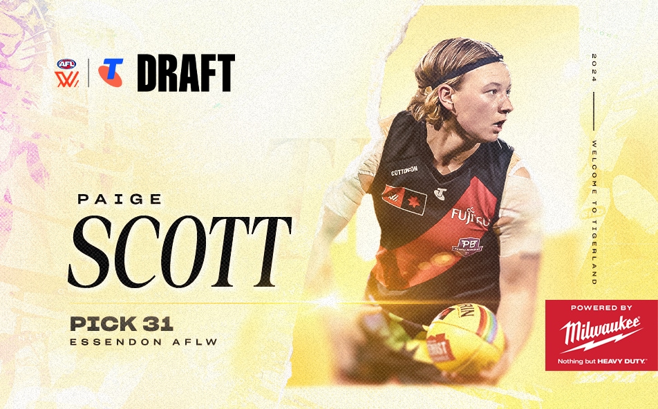 2024 AFLW Draft: Scott gets to AFLW Tigers