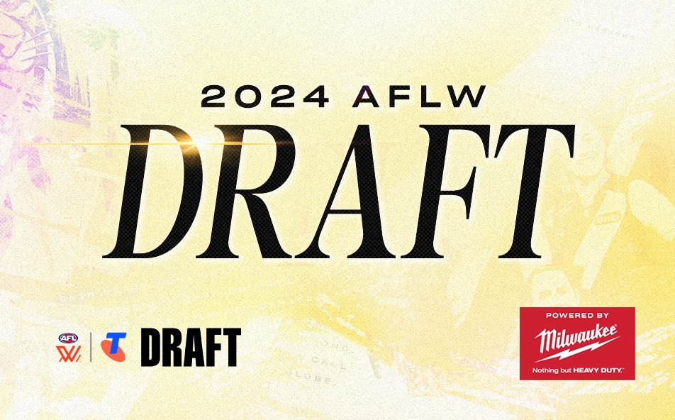 Watch the 2024 Telstra AFLW Draft LIVE tonight on AFL Media