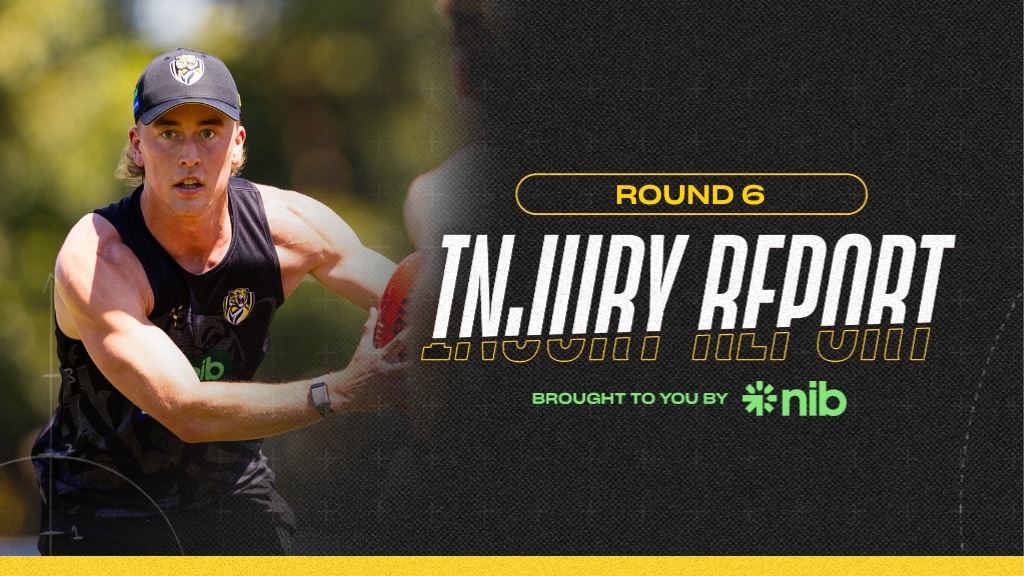 Injury Report: Round 6, 2025