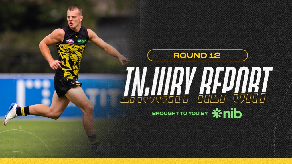 Injury Report: Round 12, 2025
