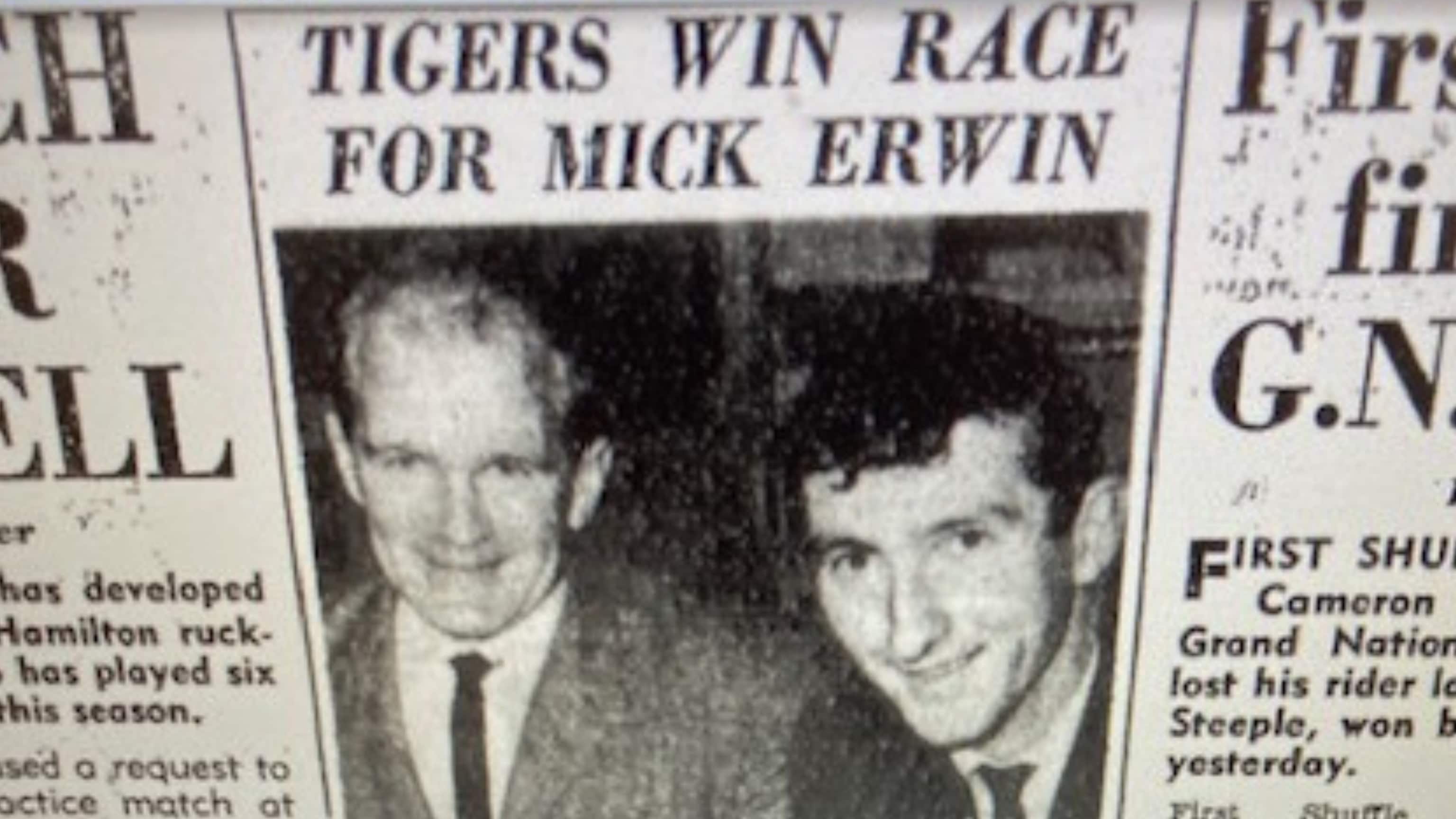 The Spirit of '65: Tigers sign Magpie Mick Erwin