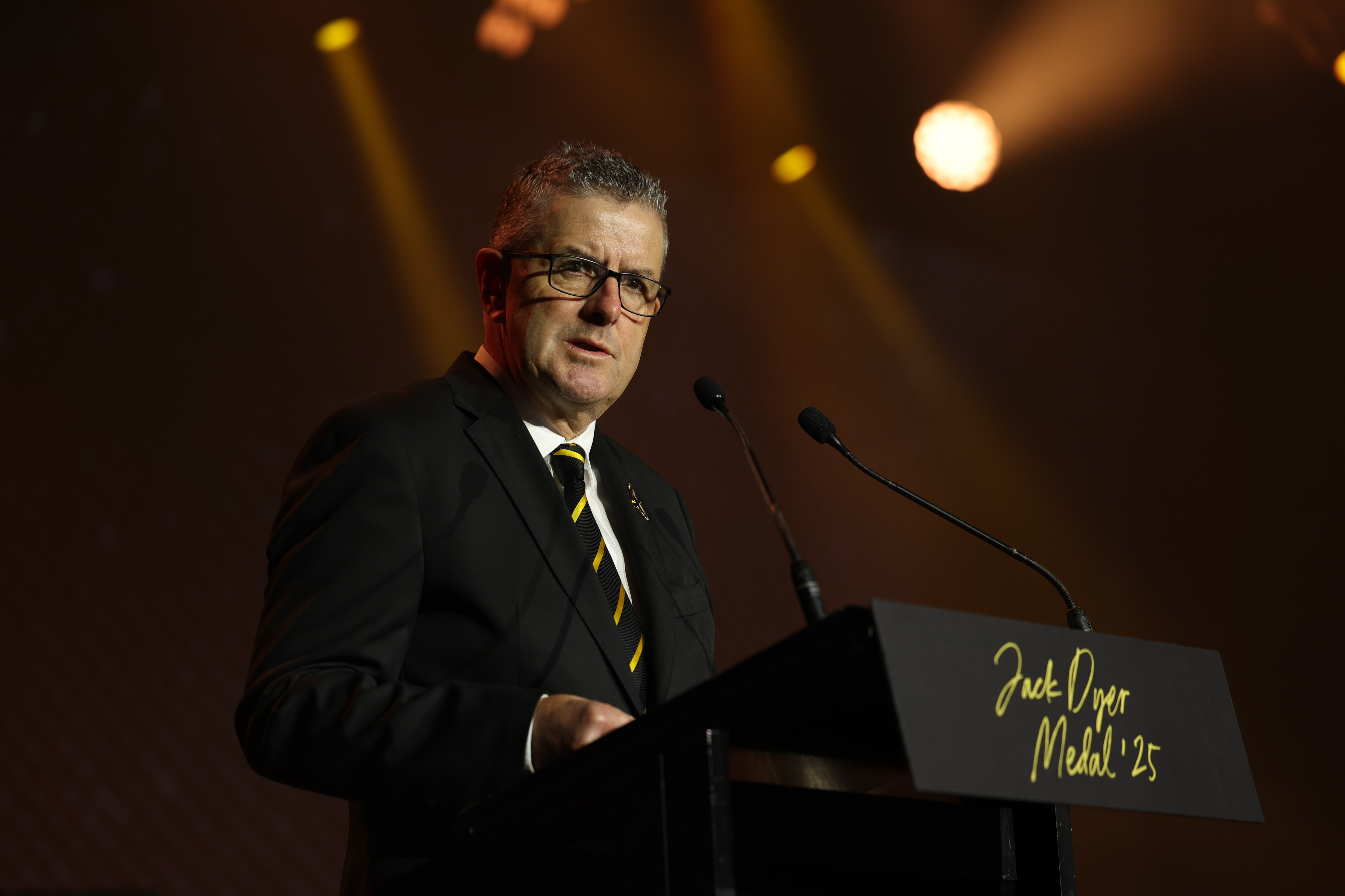 President's Speech: Jack Dyer Medal 2025