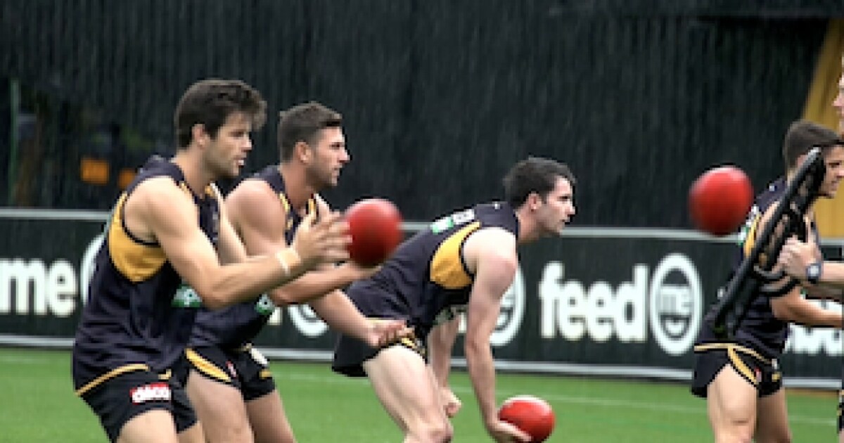 Wet weather footy
