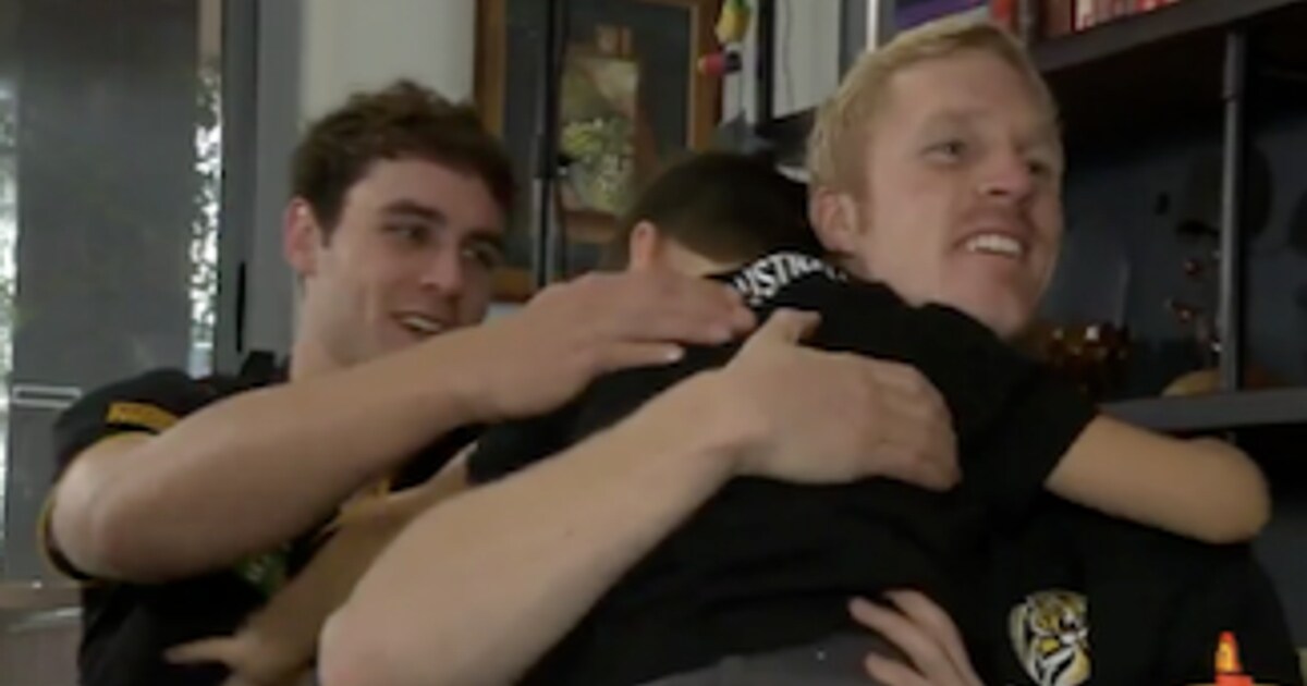 Morris and Griff surprise Tiger fan