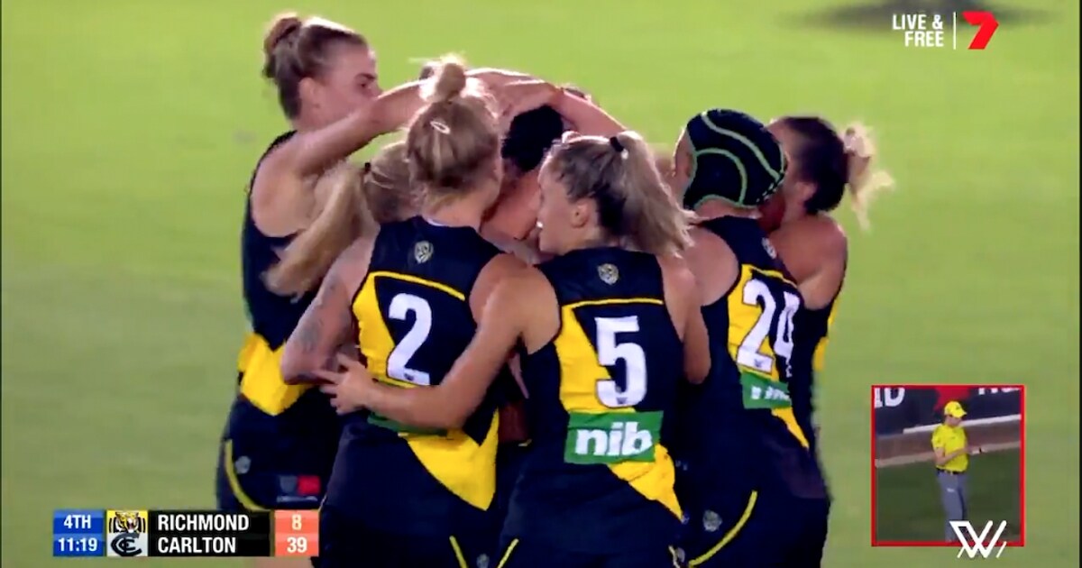 AFLW R1: Richmond's first AFLW goal