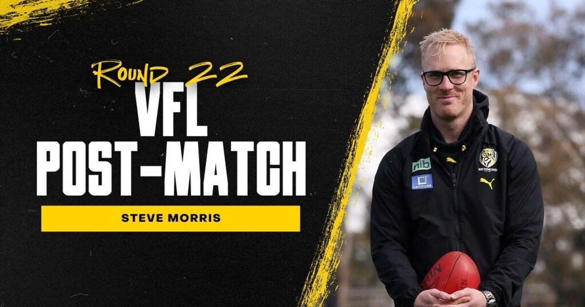 VFL R22: Morris post match
