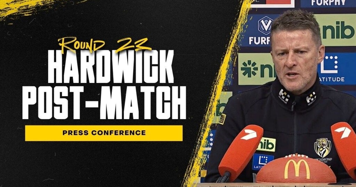 Round 23: Hardwick post-match