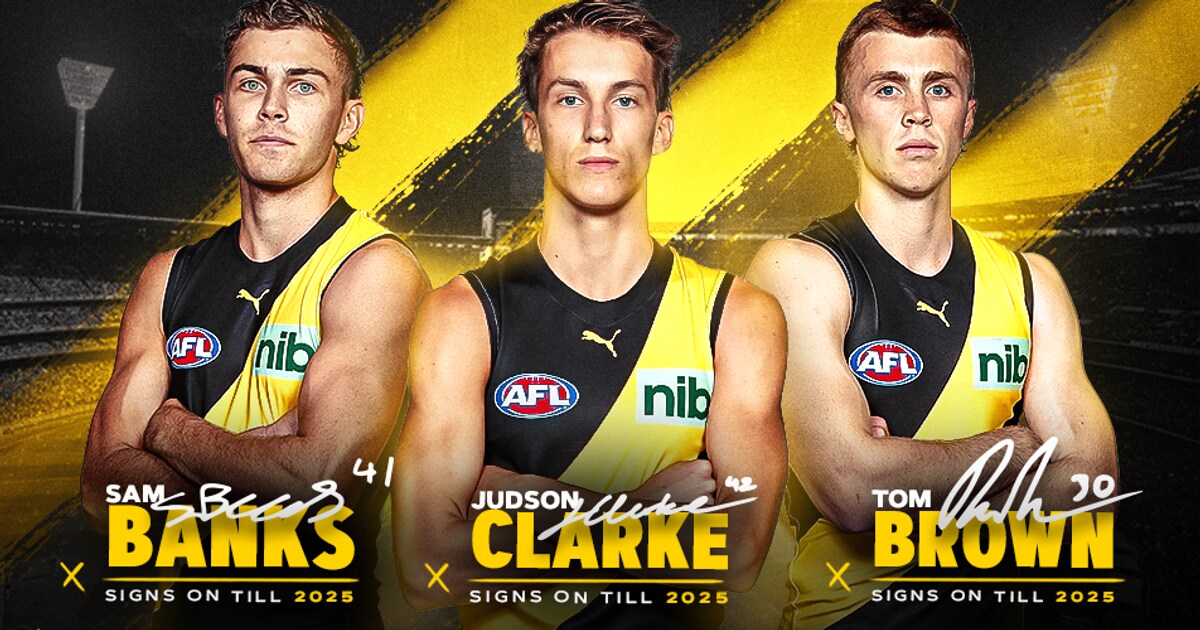 Teenage Tiger trio sign extensions