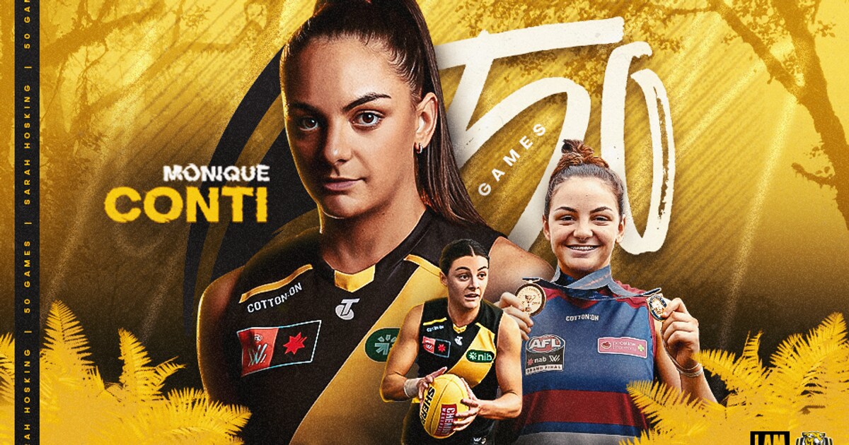 Conti notches 50 AFLW games