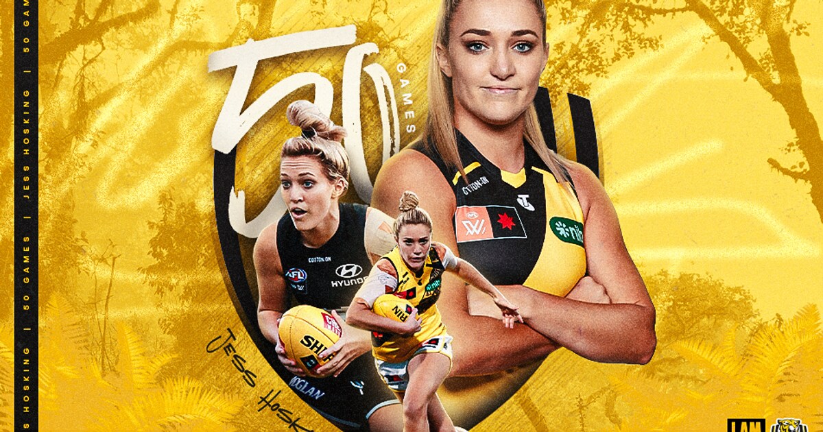 Jess Hosking to reach 50 AFLW games