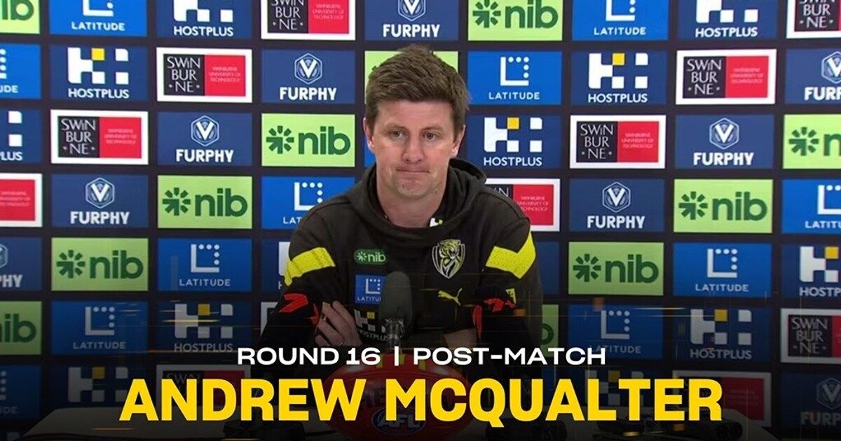 Round 16: McQualter post-match