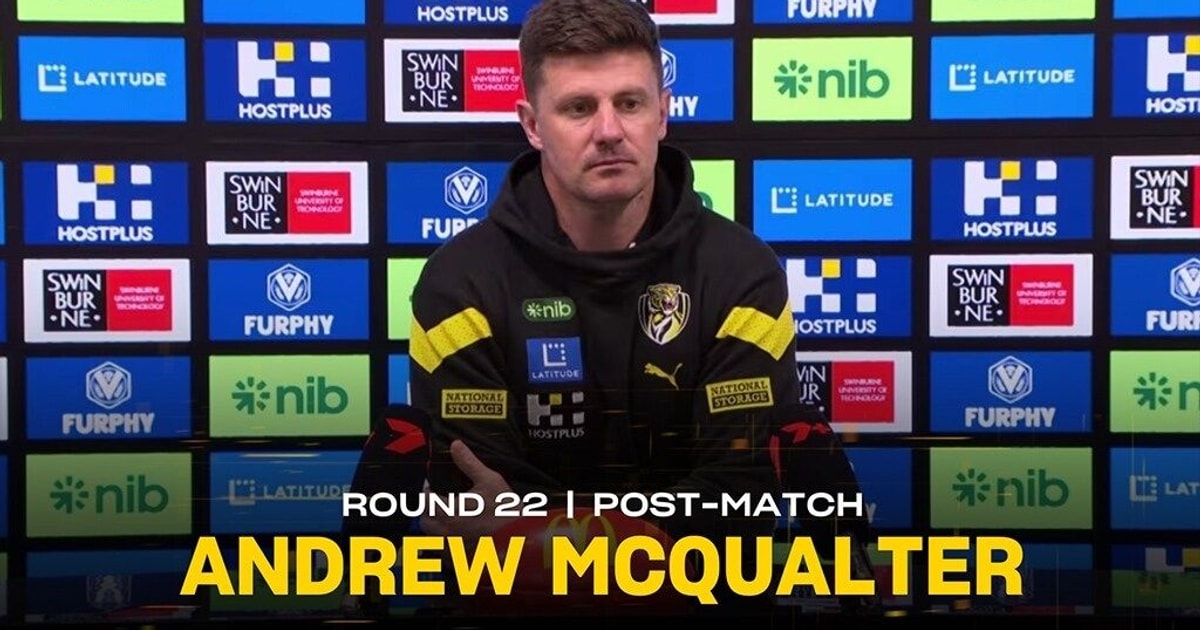 Round 22: McQualter post-match