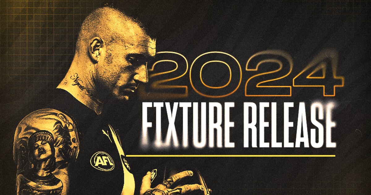 Tigers' 2024 AFL fixture launched