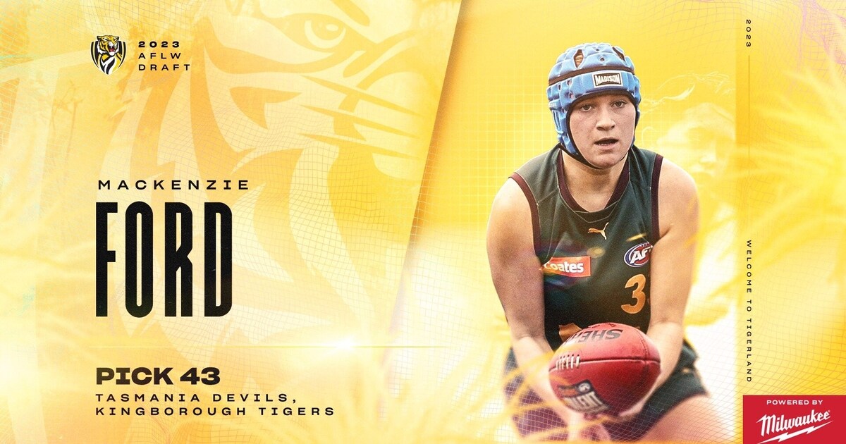2023 AFLW Draft: Mackenzie Ford