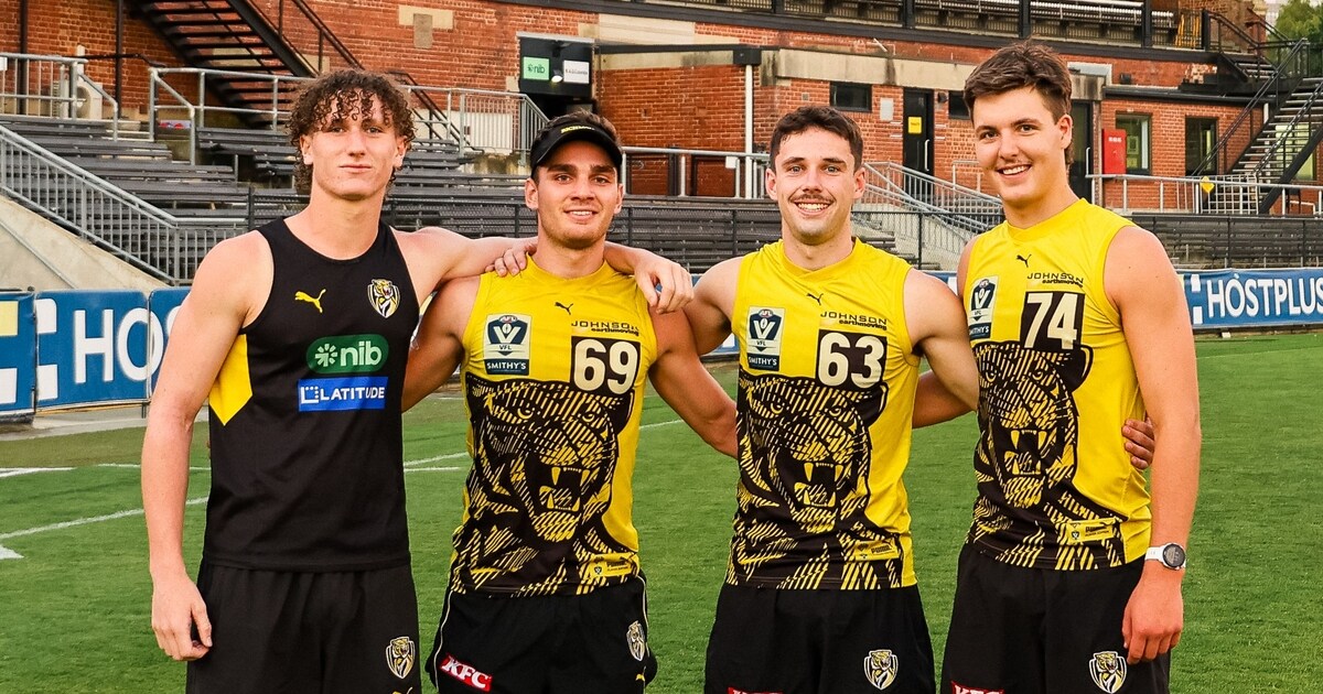 Frangalas and Scott join Bower and Broderick as father-son VFL Tigers