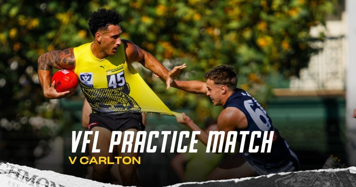 VFL Practice Match v Carlton