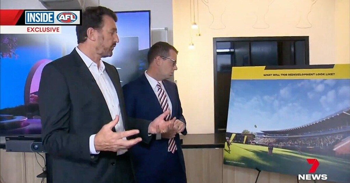 7NEWS Exclusive on Jack Dyer Stand Redevelopment