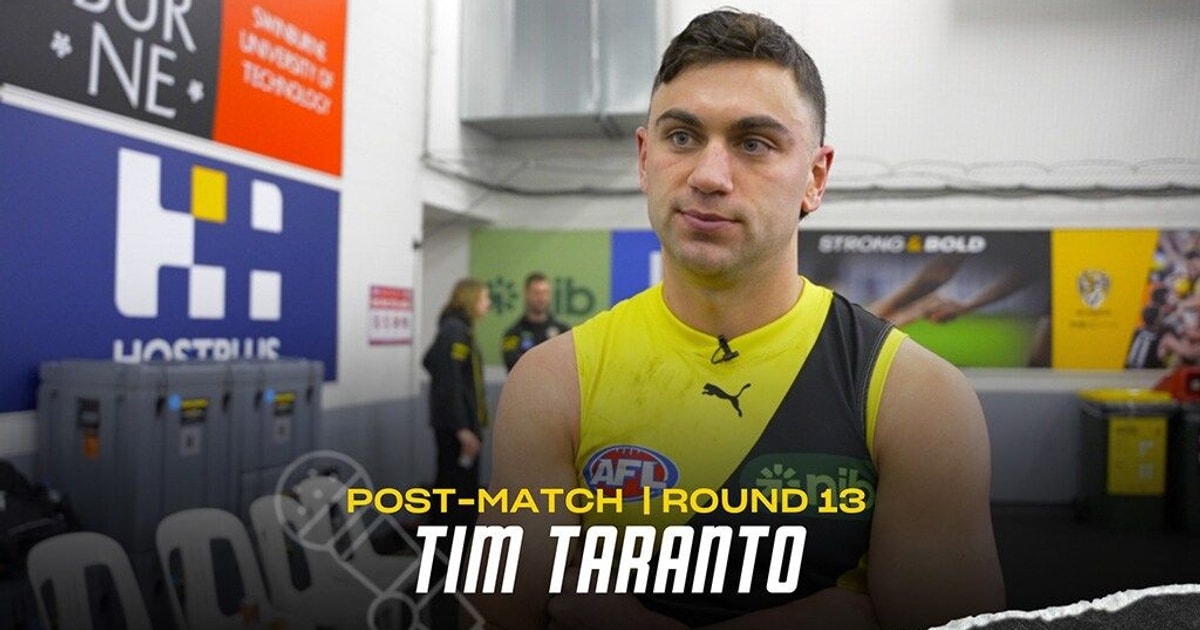 'Certainly missed running out with the boys' - Taranto