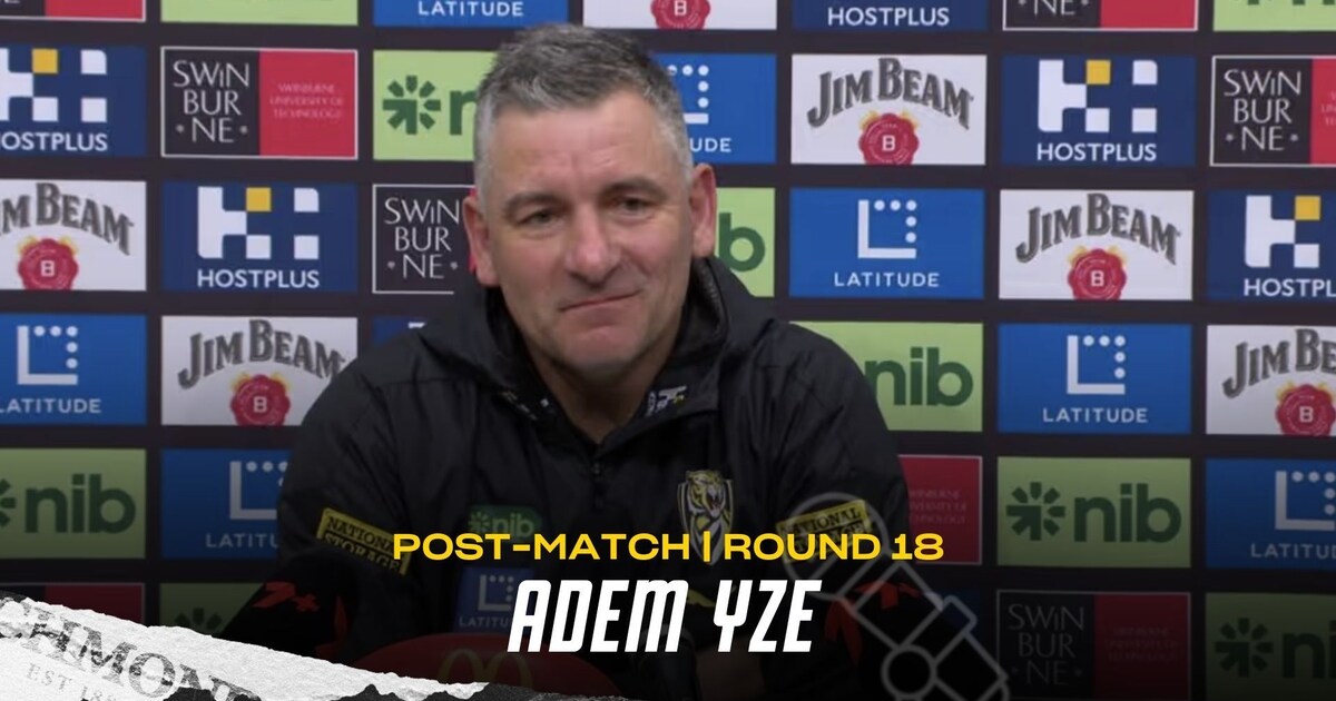 Round 18: Yze post-match
