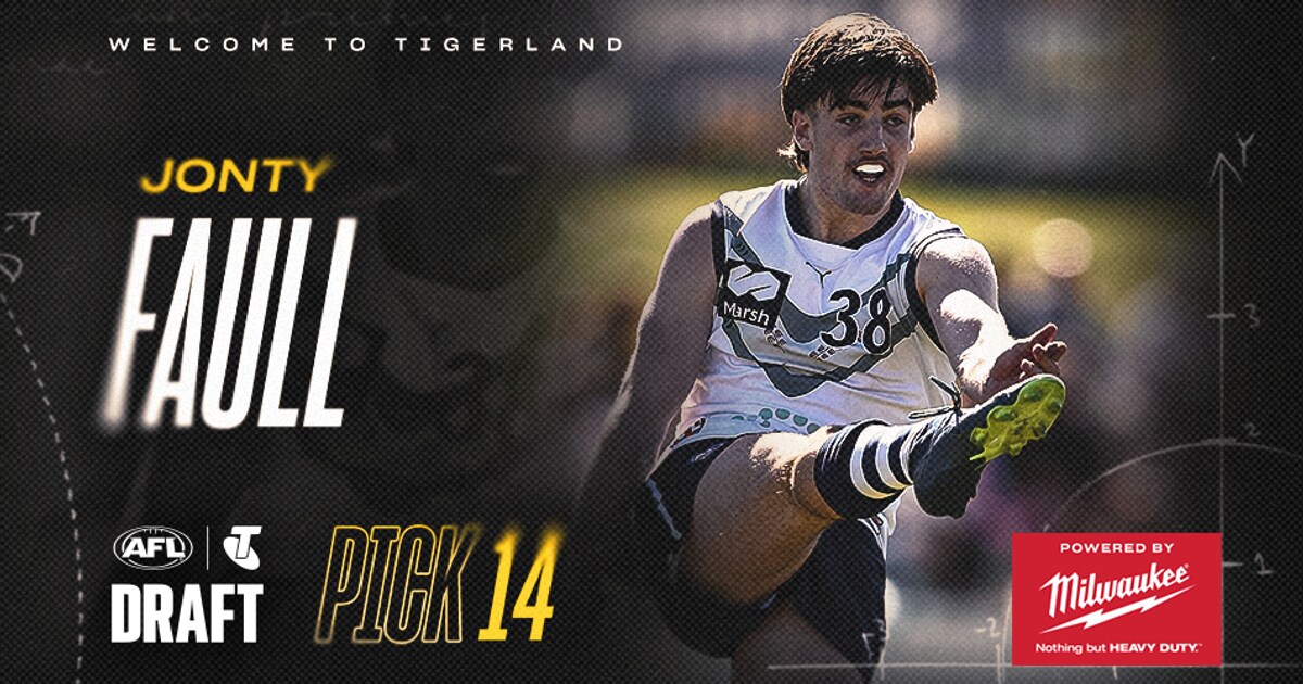 Tigers welcome Jonty Faull