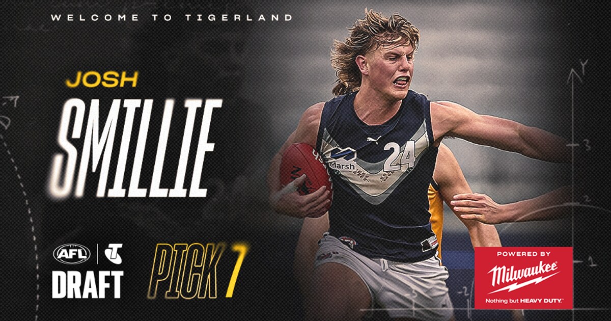 Plenty to Smillie about: Richmond takes Josh Smillie at 7