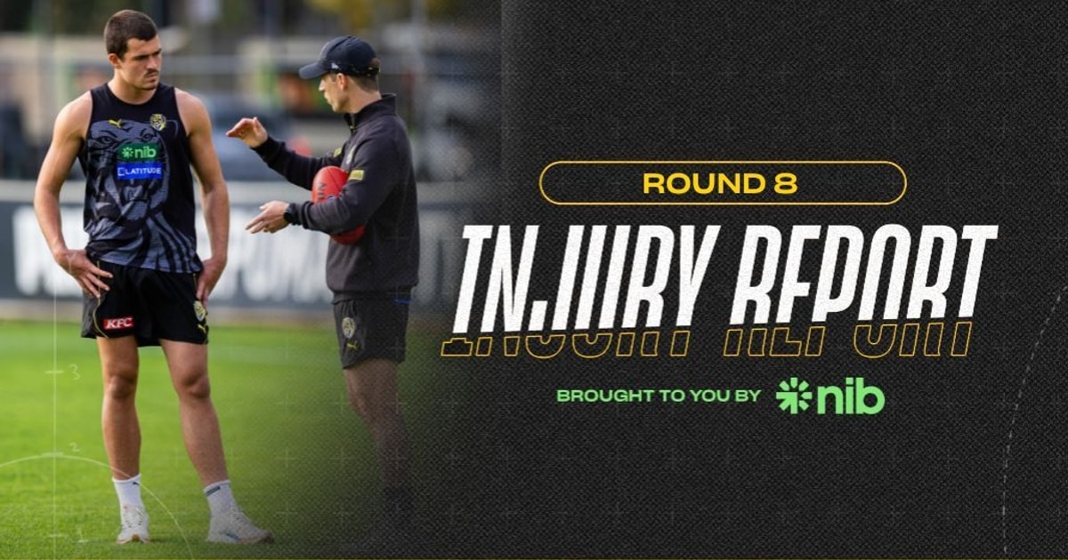 Injury Report: Round 8
