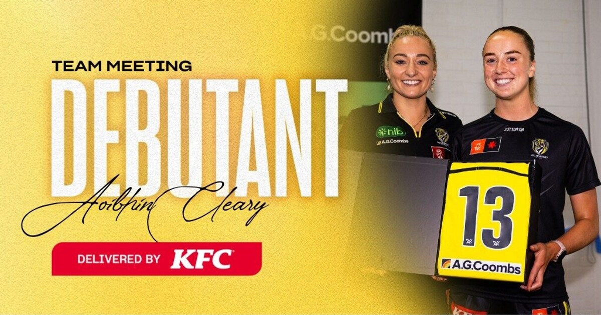 Cleary receives her debut jumper!